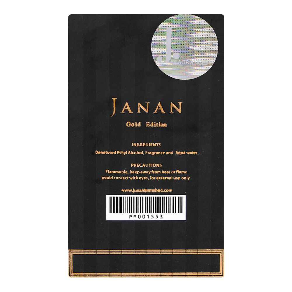 Order Junaid Jamshed J. Janan Gold Edition, Eau de Parfum, For Men, 30ml Online at Best Price in ...