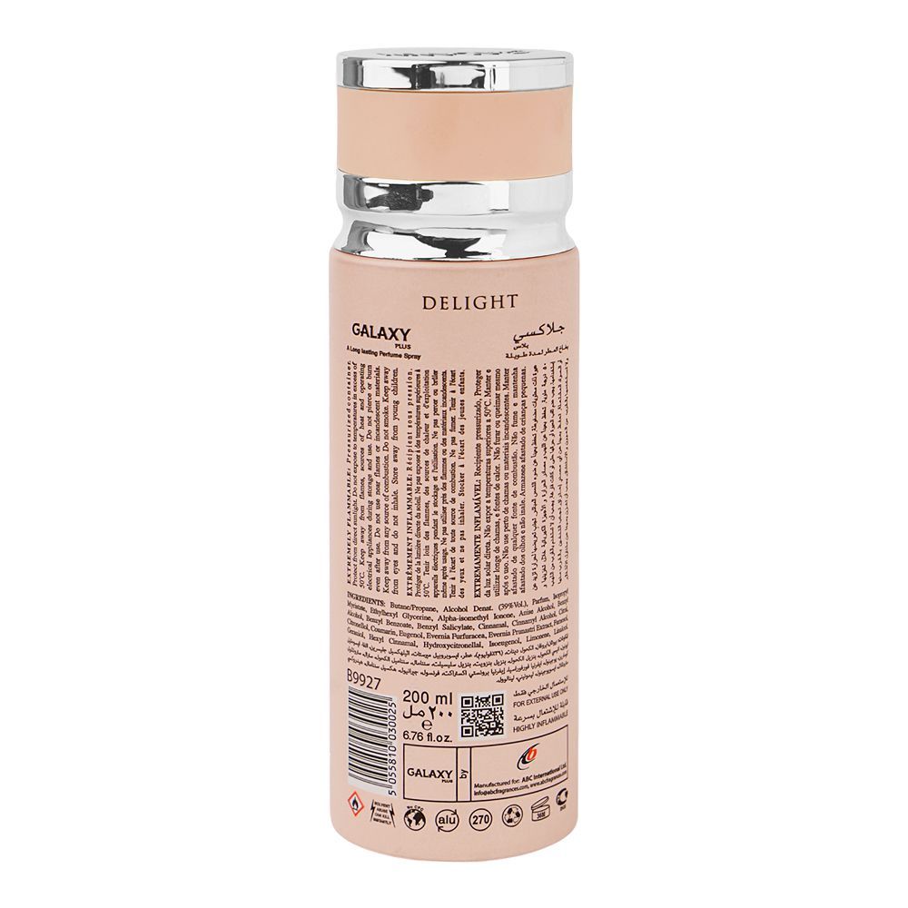 Purchase Galaxy Concept Delight Perfume Body Spray, For Women, 200ml ...