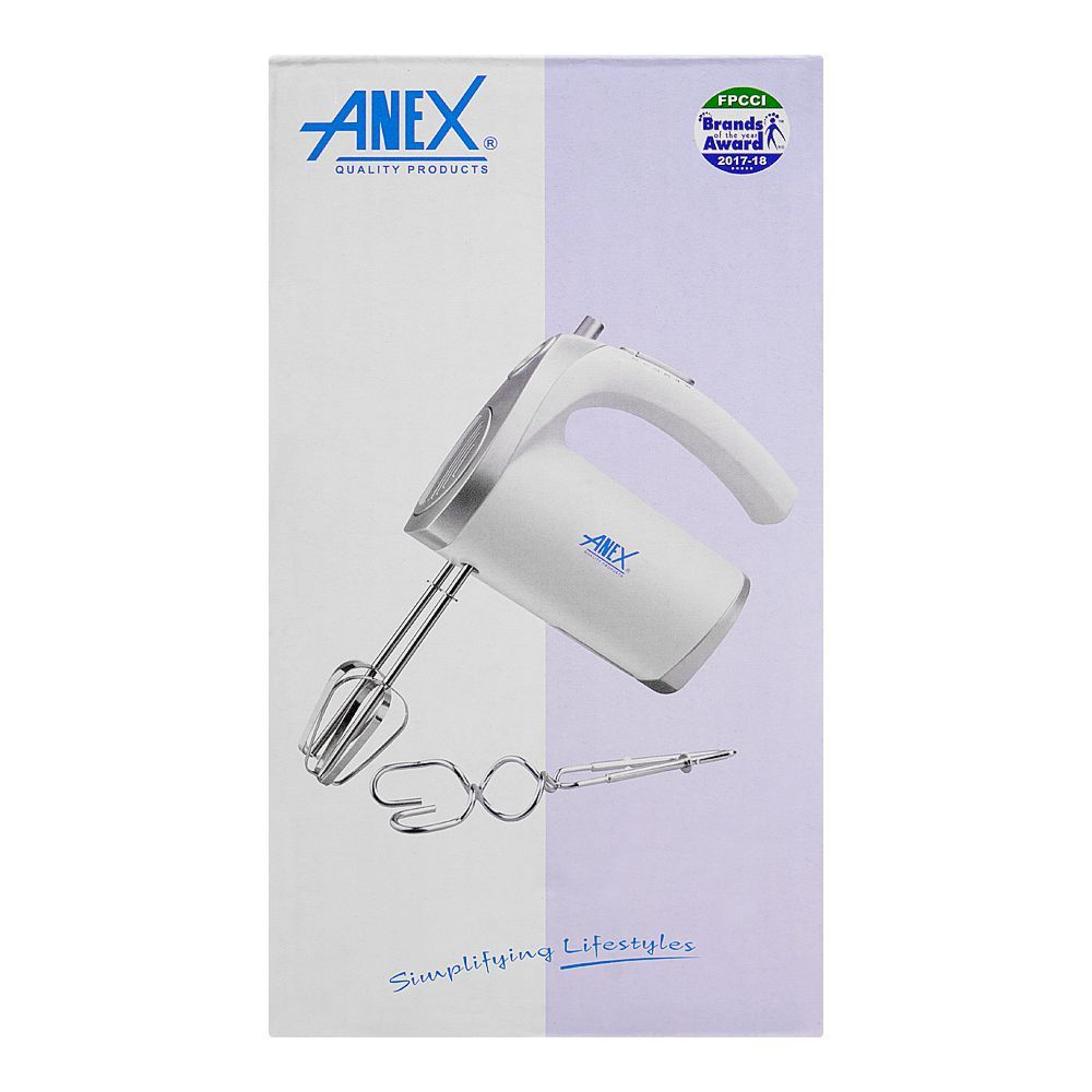 Order Anex Deluxe Hand Mixer, 250W, White, AG-390EX Online at Special ...