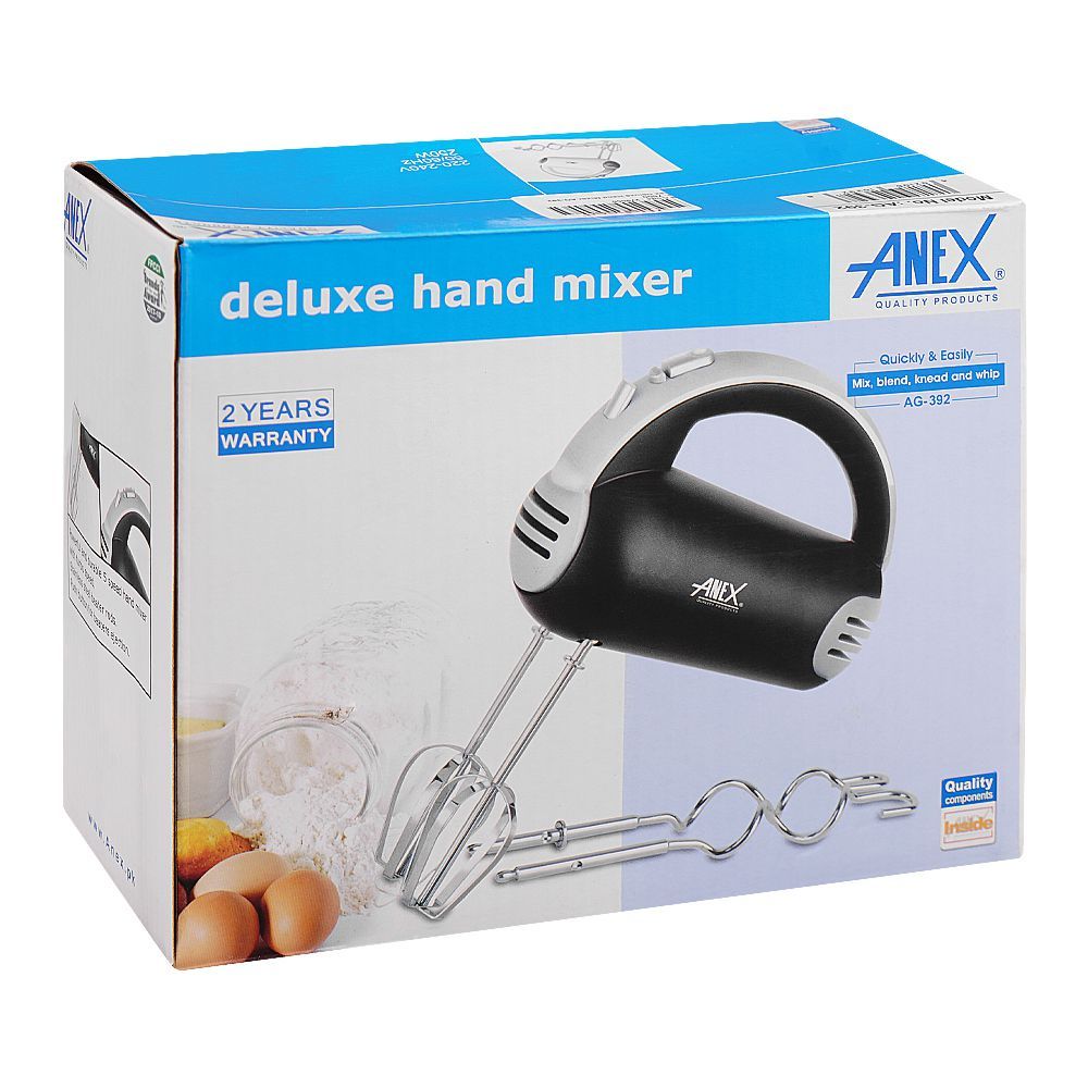 Order Anex Deluxe Hand Mixer, 250W, White, AG-392 Online at Best Price ...