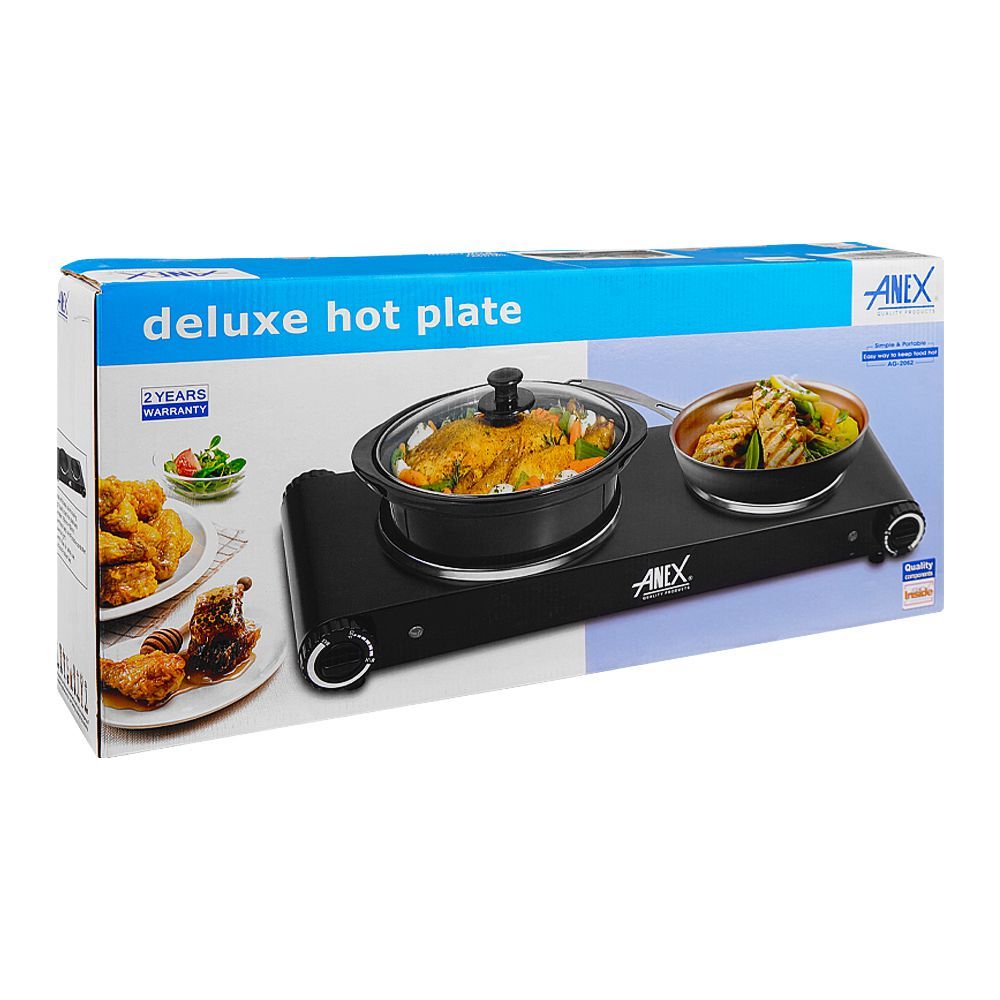Order Anex Deluxe Hot Plate, 1500W, Black, AG -2062 Online at Best ...