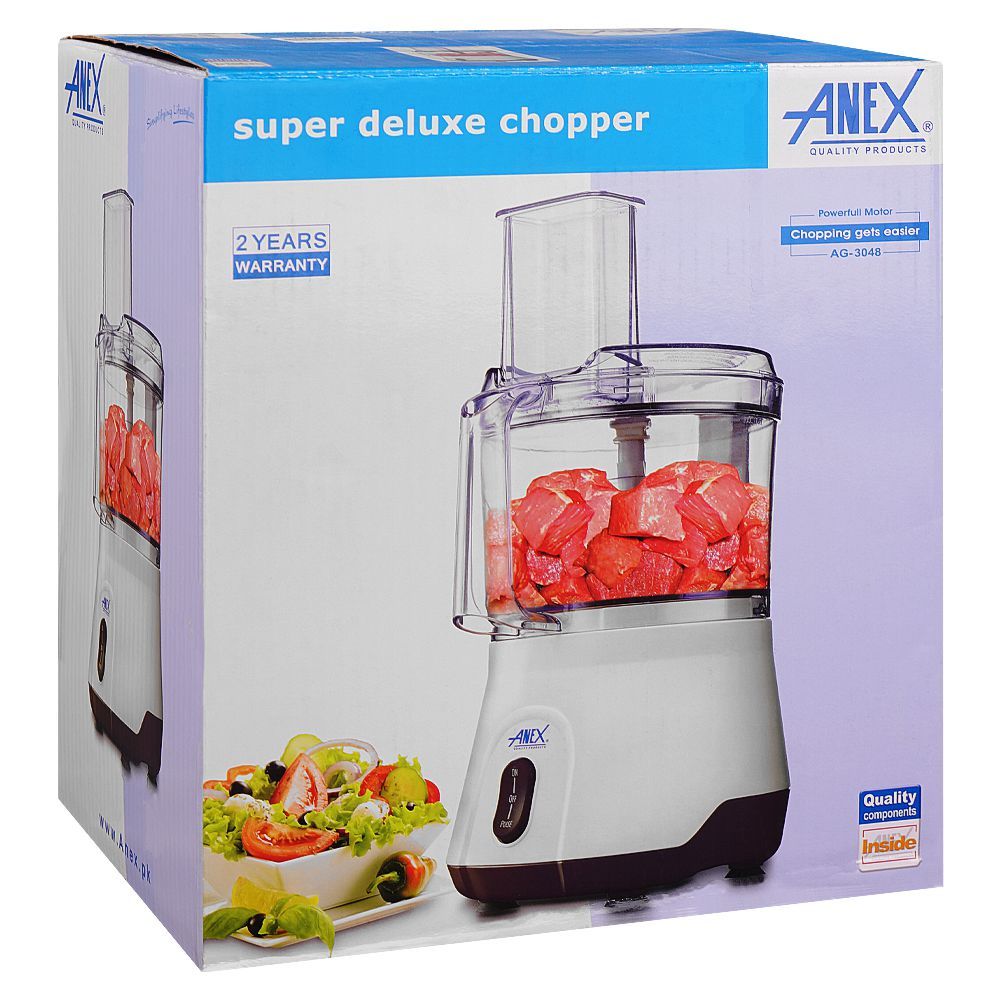 Purchase Anex Super Deluxe Chopper, 500W, White, AG-3048 Online at Best ...