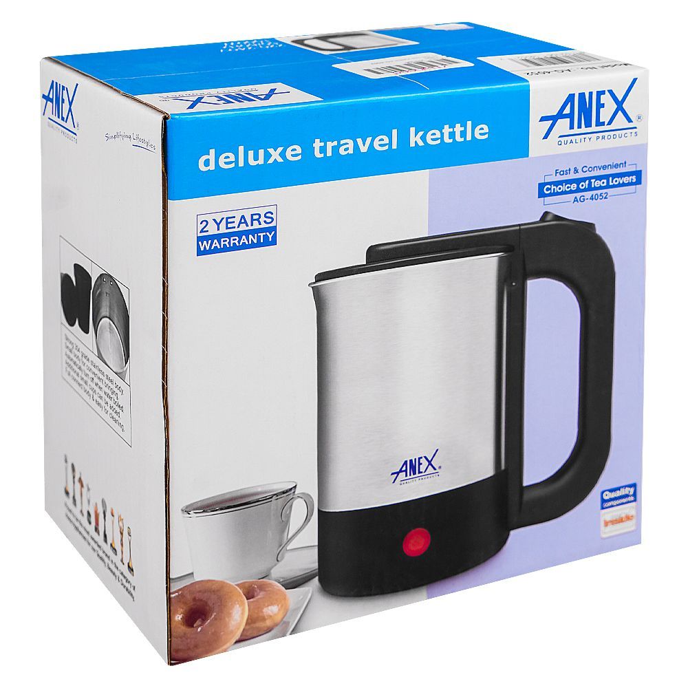 Purchase Anex Deluxe Kettle, 1350W, Black & Silver, AG-4052 Online at ...