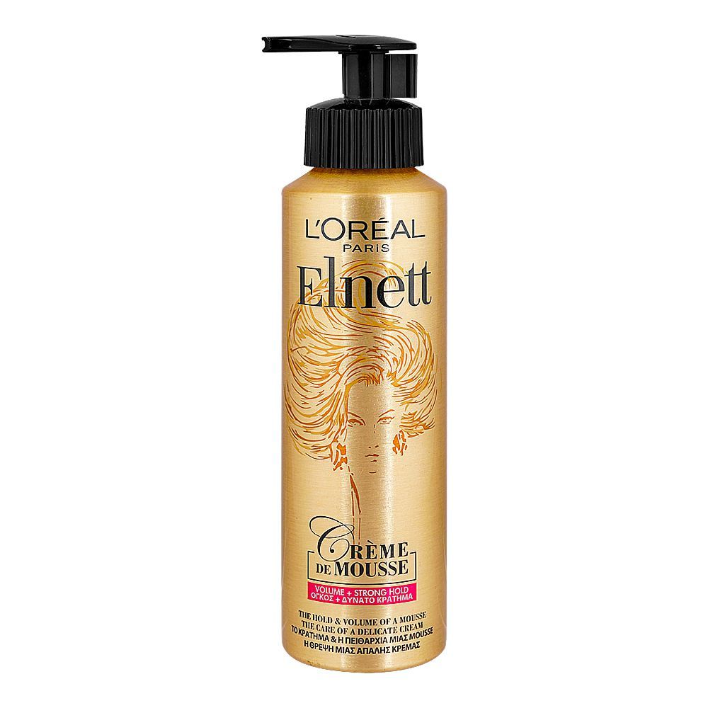Buy L'Oreal Paris Elnett Satin Volume Mousse + Strong Hold, 200ml ...