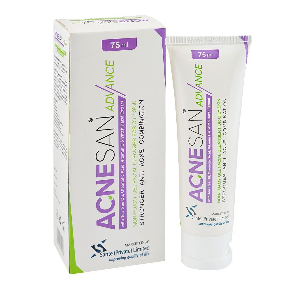 AcneSan Advance Anti Acne Face Wash, For Oily SKin, 75ml