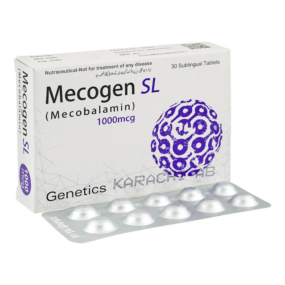 Mecogen SL 1000mg Tablets, Box