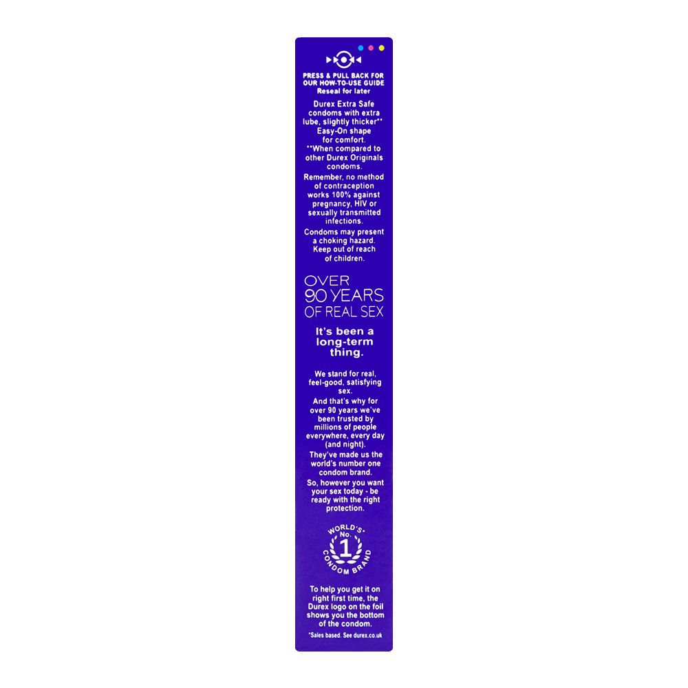 Order Durex Originals Extra Safe Regular Fit Condoms, 6-Pack Online at ...