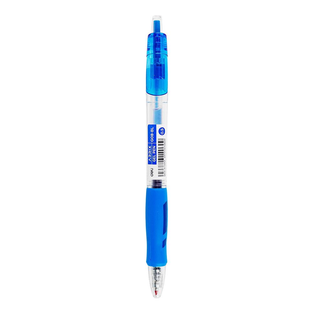 Purchase Deli Arrix Gel Pen, 0.5mm, Blue, 1-Pack, EG8-BL Online at ...