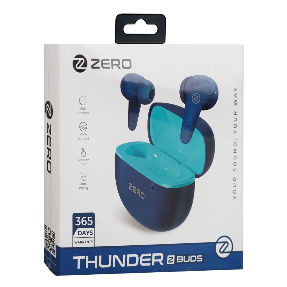Buy Zero Thunder Z Wireless Earbuds, IPX4 Water Resistant, Aqua Green ...