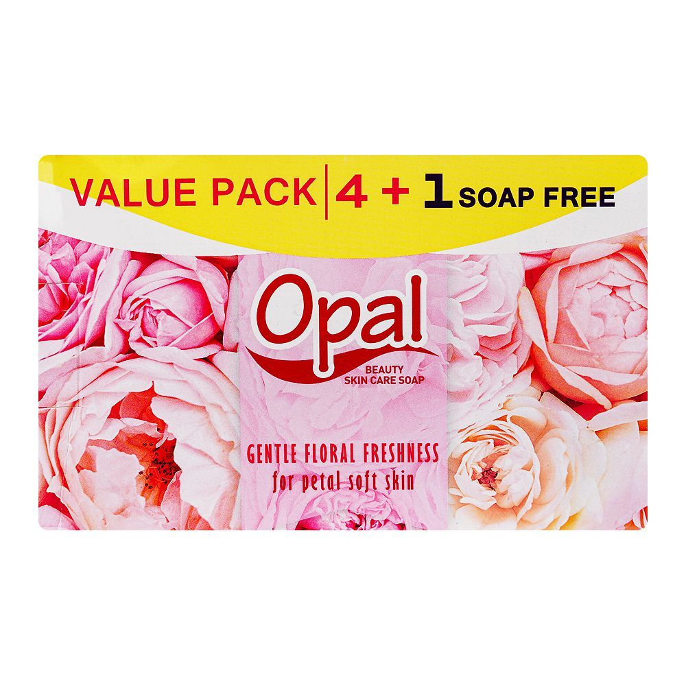 Buy Opal Floral Freshness Soap, 4+1 Value Pack Online at Special Price in Pakistan - Naheed.pk