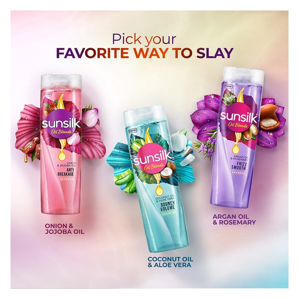 Buy Sunsilk Oil Blends Anti Breakage Shampoo With Onion & Jojoba Oil ...