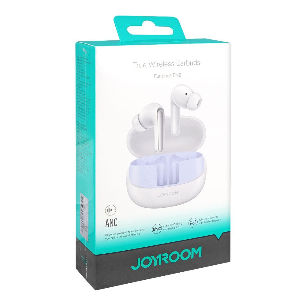 Buy Joyroom Funpods Series True Wireless Earbuds, White, JR-FN2 Online at Special Price in ...