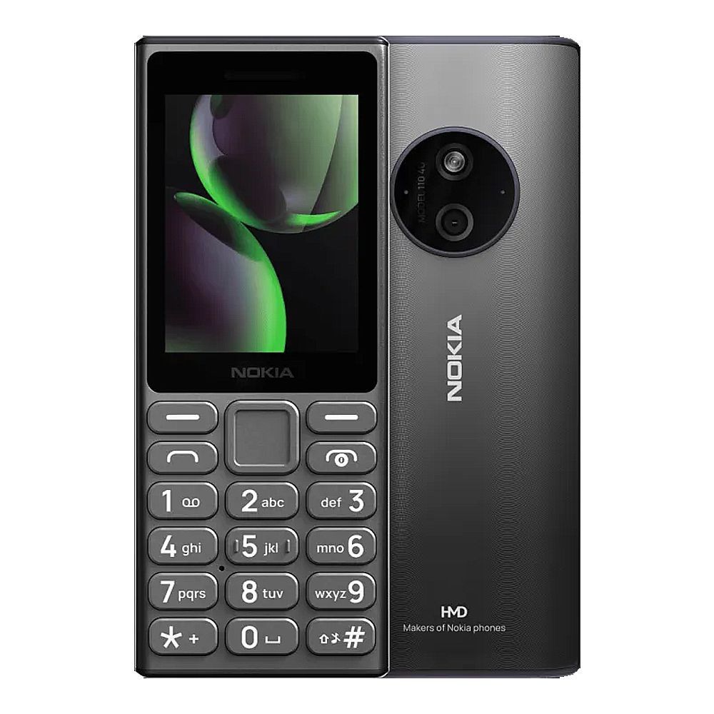 Nokia 125 TA-1655 DS, Dual SIM, Black, 2.0" Screen, 1000mAh Battery ...