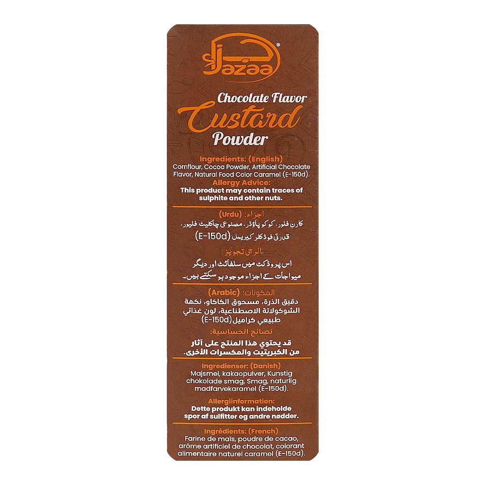 Jazaa Chocolate Custard Powder, 90g