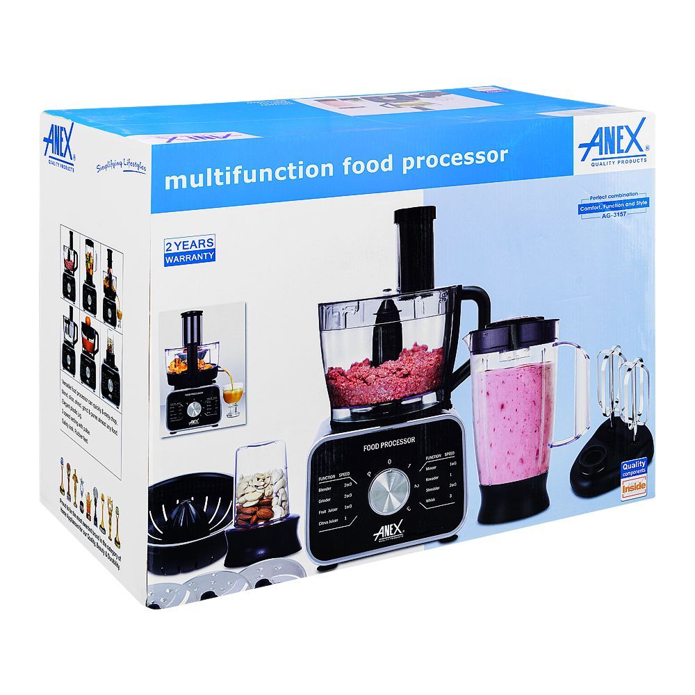Buy Anex Multifunction Food Processor, 800-1100W, AG-3157 Online at ...