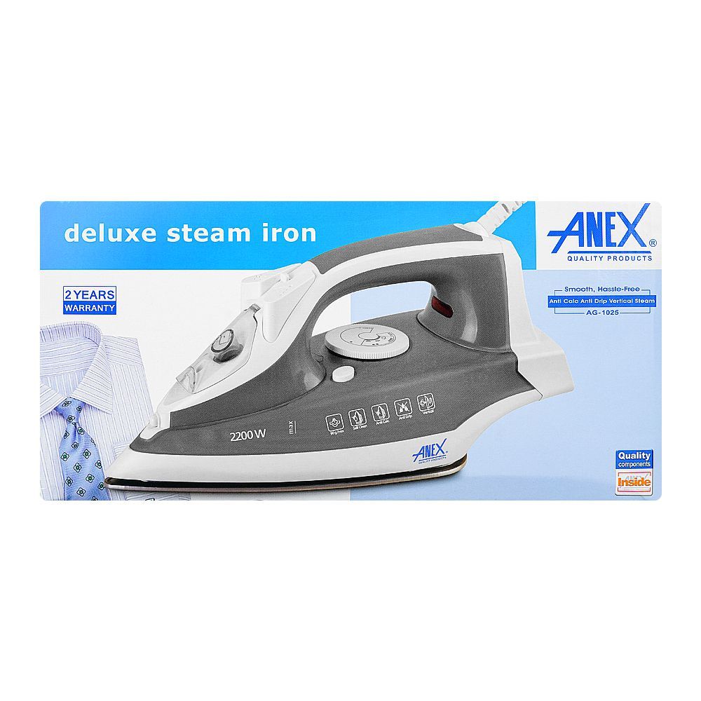 Buy Anex Deluxe Steam Iron, 2200W, AG-1025 Online at Special Price in ...
