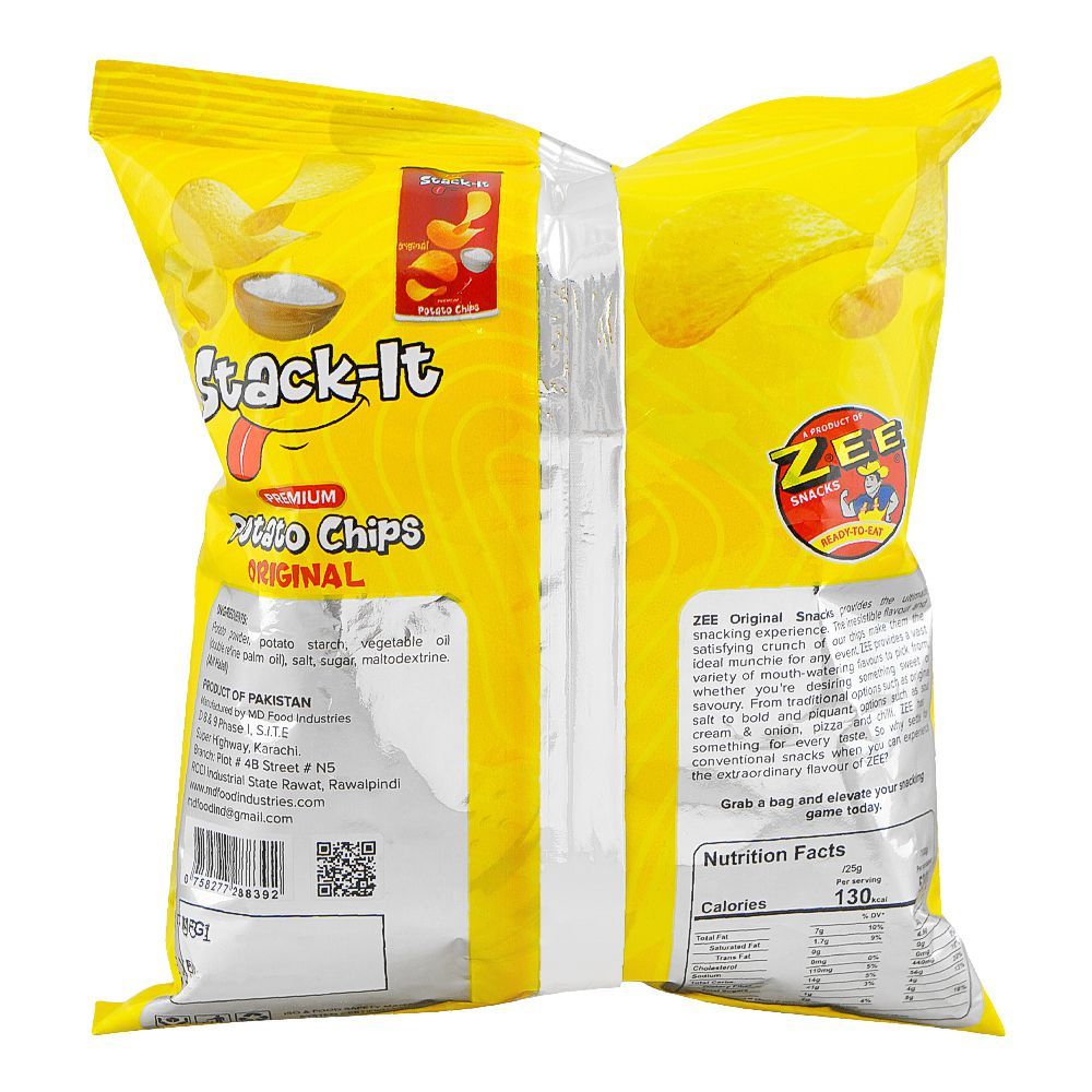 Purchase Zee Stack-It Original Potato Chips, 62g Online at Special ...