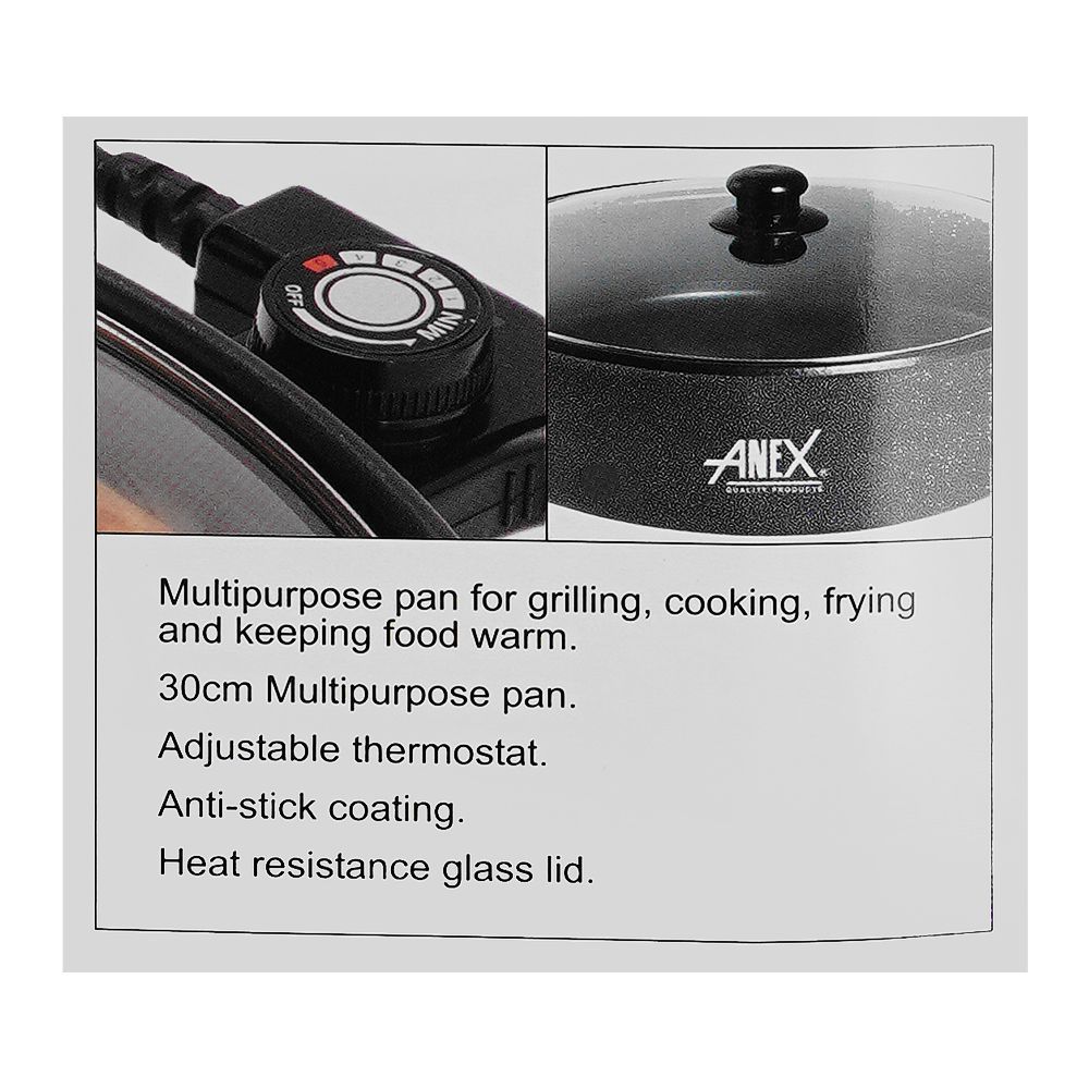 Order Anex Deluxe Multi Purpose Pan, 1200W, AG-3063 Online at Best ...