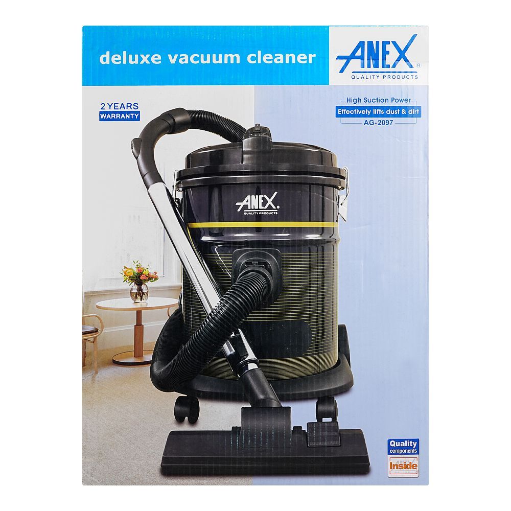 Purchase Anex Deluxe Vacuum Cleaner, 1500W, Black, AG-2097 Online at ...