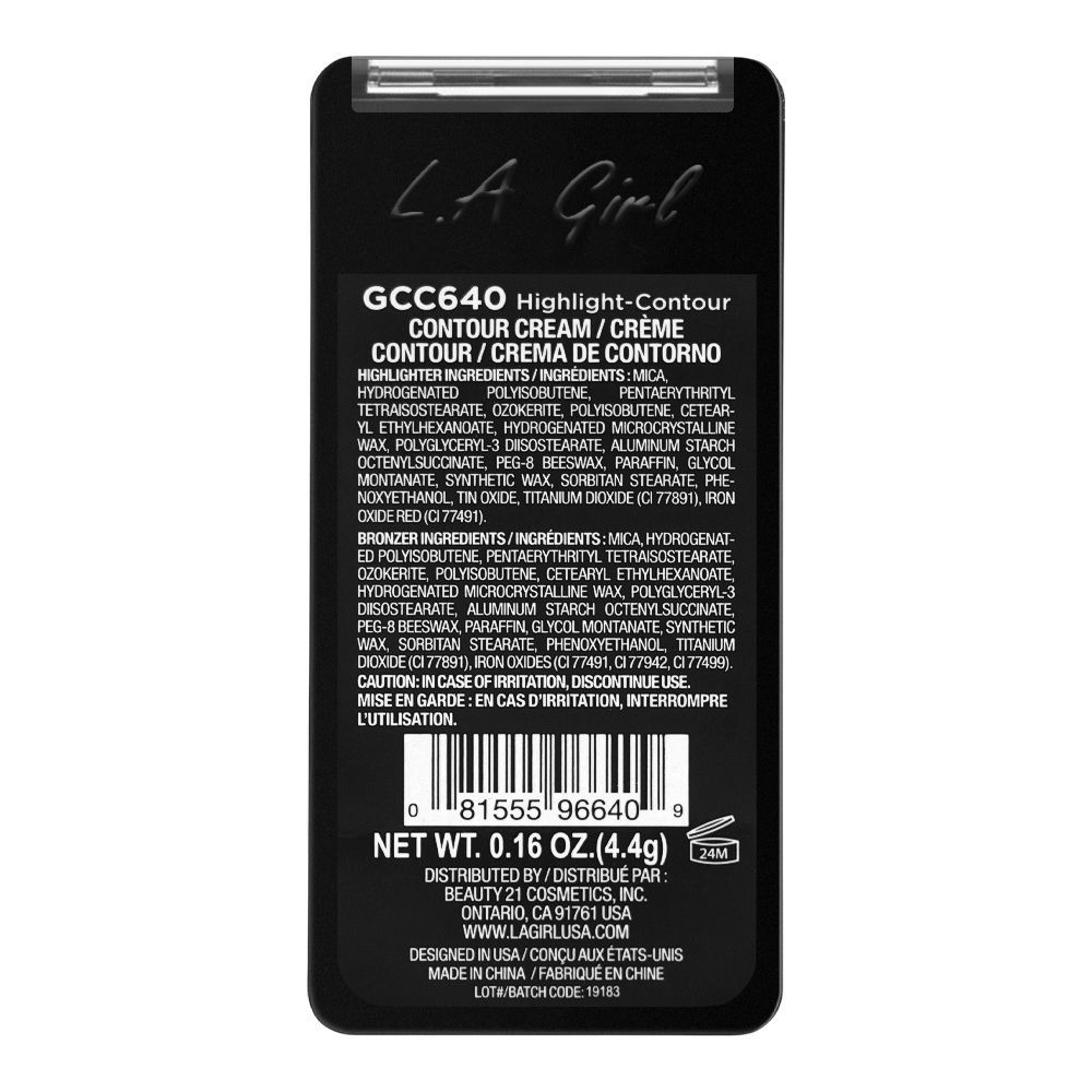 Purchase L.A. Girl Pro. Contour Cream, Highlighter & Contour, GCC640 ...