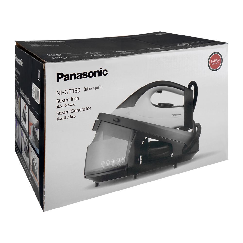 Purchase Panasonic Steam Iron, 2400W, 1500ml Water Tank, Blue, NI-GT150 ...