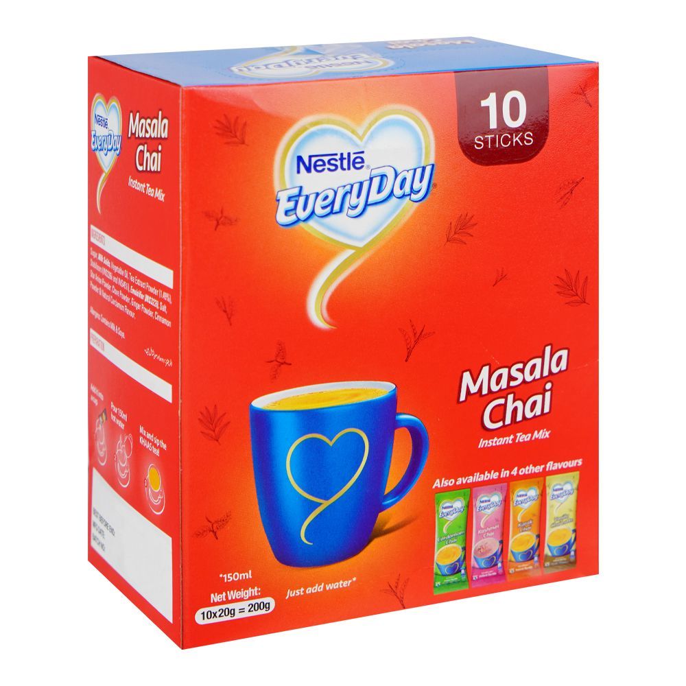 Buy Nestle Everyday Masala Chai, Instant Tea Mix, 1-Sachet, 20g Online ...