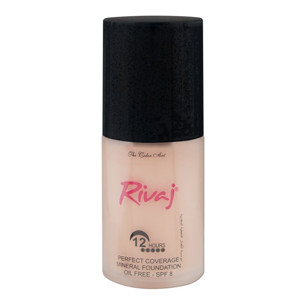 Purchase Rivaj UK Perfect Coverage Mineral Liquid Foundation, Oil Free ...
