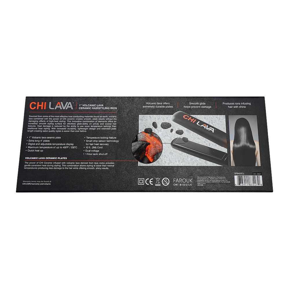 Buy CHI Lava 1" Lava Ceramic Flat Hair Styling Iron Online at Best ...