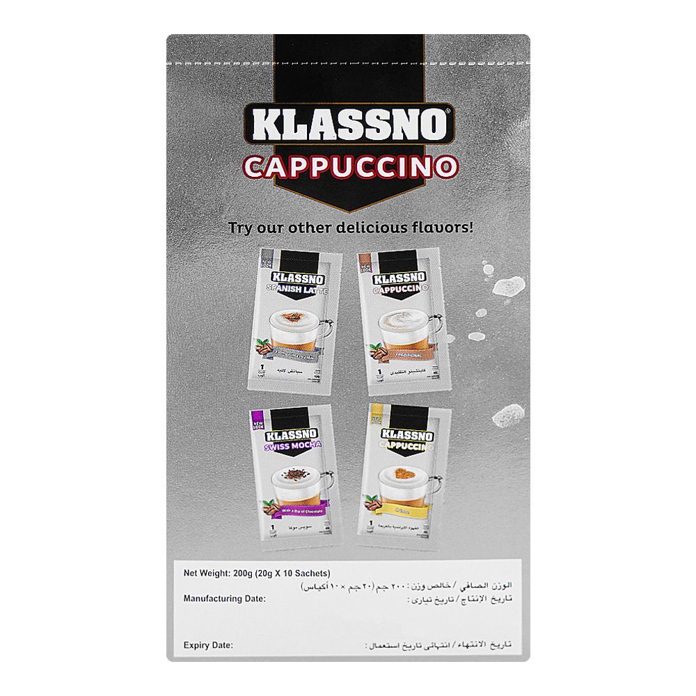 Buy Klassno Cappuccino Gold Coffee, 1-Sachet, 20g Online at Best Price ...