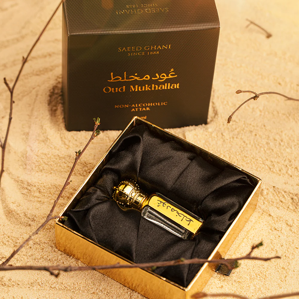 Buy Saeed Ghani Oud Mukhallat Attar, For Men, 12ml Online at Special ...