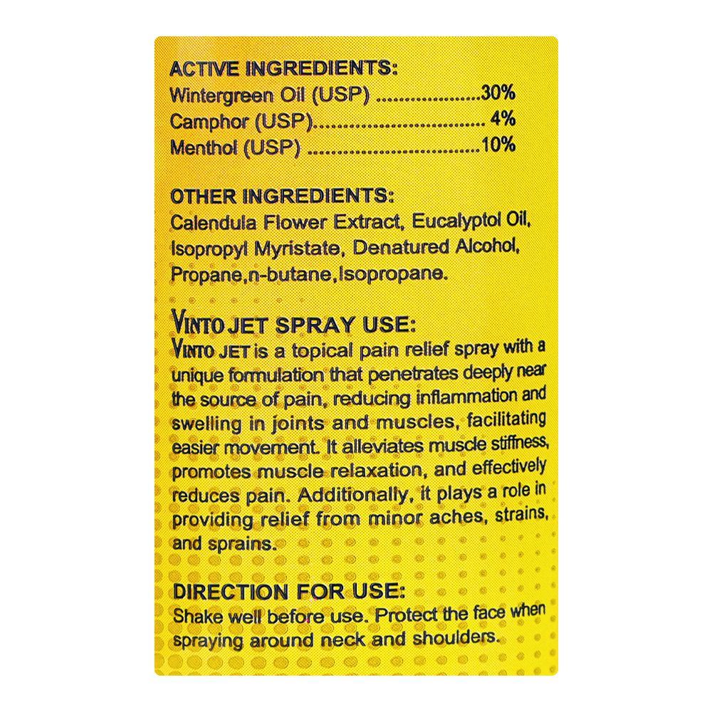 Order Vinto Jet Spray, 150ml Online at Special Price in Pakistan ...