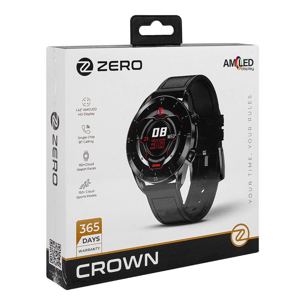 Order Zero 1.43" Amoled HD Display Crown Smart Watch, IP68 Water ...