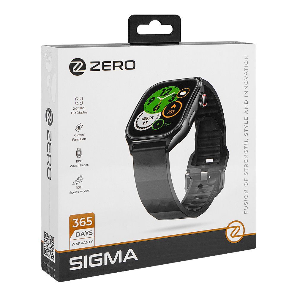 Order Zero 2.01" HD Display Sigma Smart Watch, IP67 Water Resistant ...