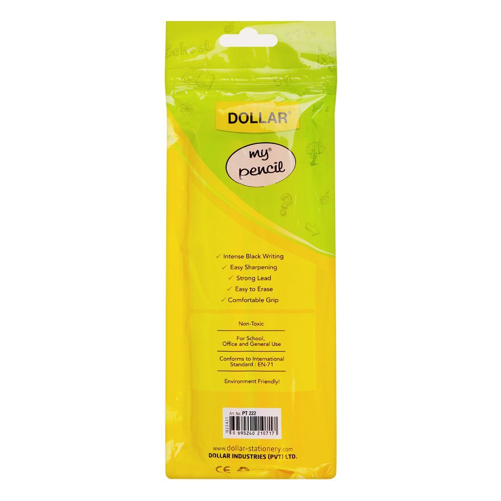 Purchase Dollar My Pencil with Eraser, Black lead, Assorted Body Colors ...
