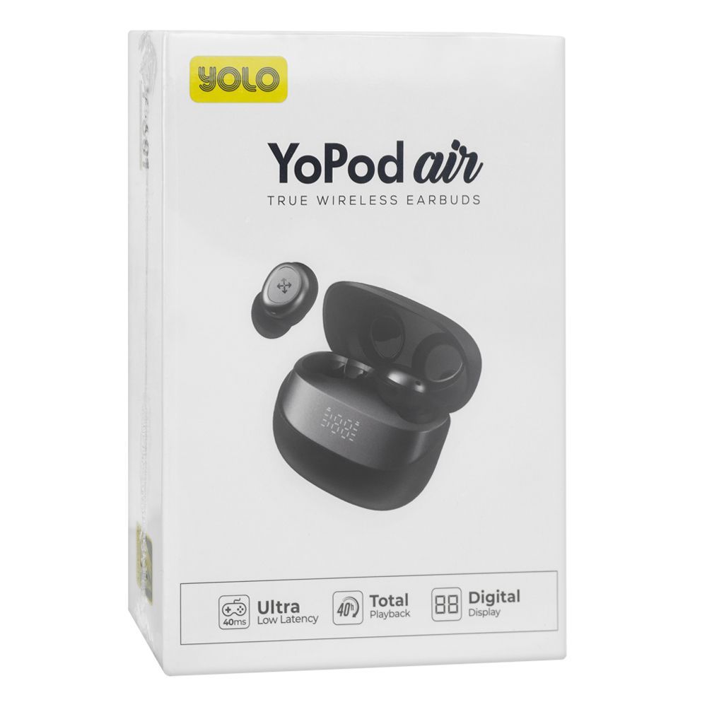 Order Yolo Yopod Air Wireless Earbuds, Black, Y-601 Online at Special ...