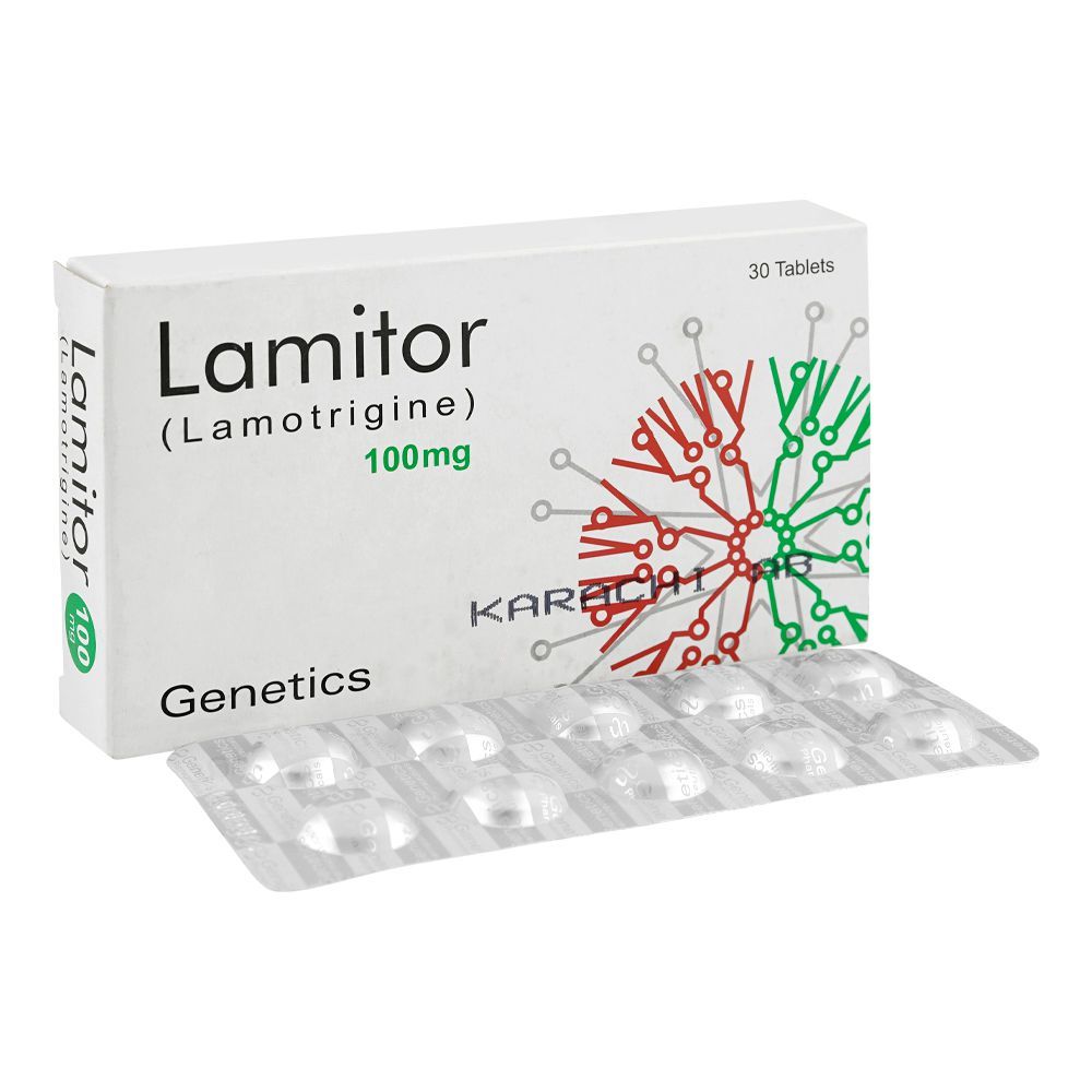Lamitor Tablets 100mg, Strip (10 Tablets)