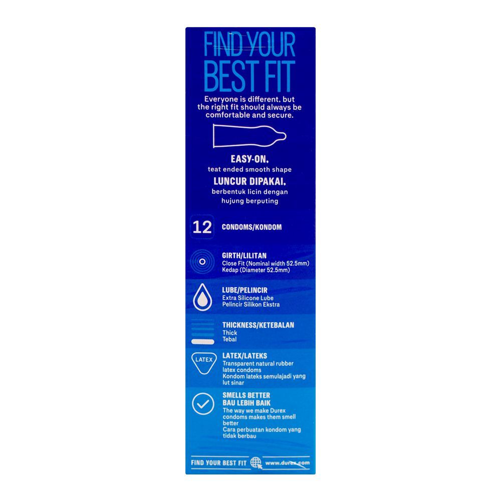 Buy Durex Extra Safe Easy On Condoms, 12-Pack Online at Best Price in ...