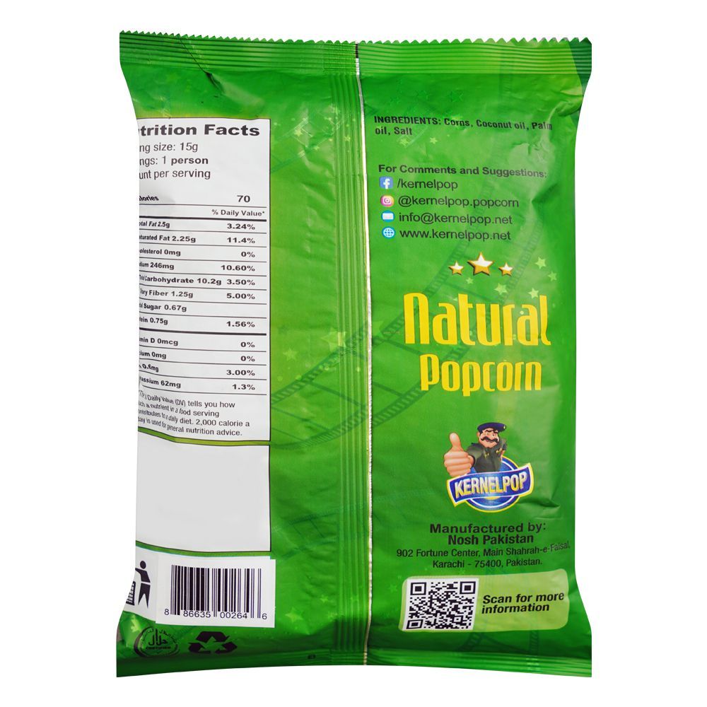 Buy KernelPop Natural Popcorn, 15g Online at Special Price in Pakistan - Naheed.pk