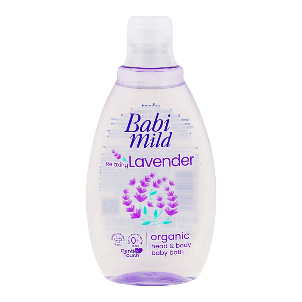 Order Babi Mild Relaxing Lavender Organic Head & Body Baby Bath Wash ...