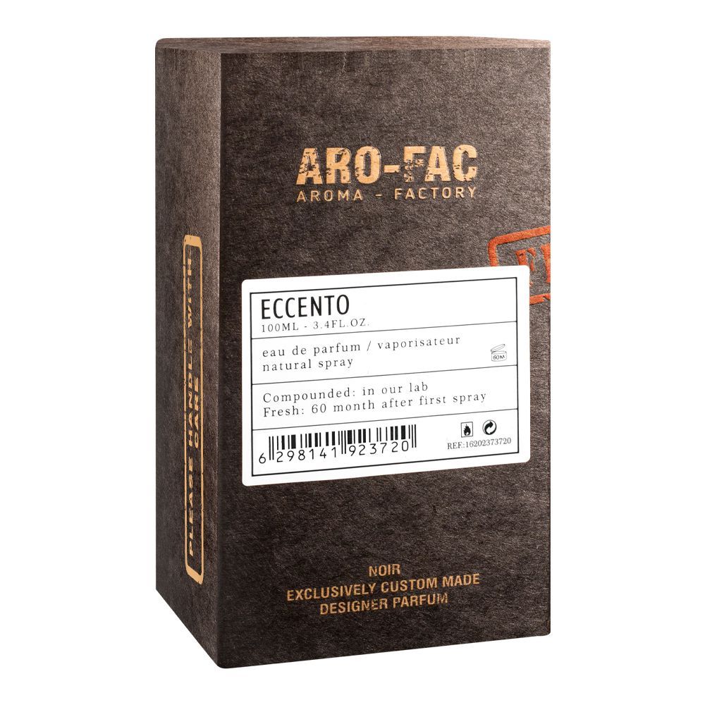 Buy Aro-Fac Eccento, Eau de Parfum, For Men, 100ml Online at Best Price ...