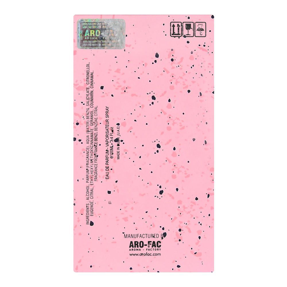 Order Aro-Fac Sugar Pink Intense, Eau de Parfum, For Women, 100ml Online at Special Price in ...