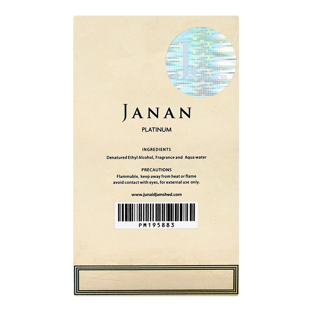 Purchase J. Janan Platinum, Eau de Parfum, For Men, 30ml Online at Special Price in Pakistan ...