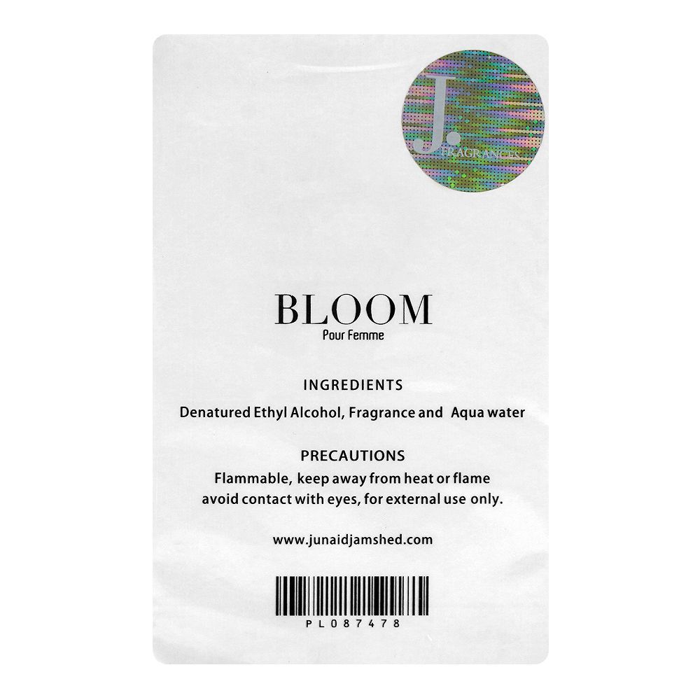 Purchase J. Bloom, Eau de Parfum, For Women, 30ml Online at Special ...