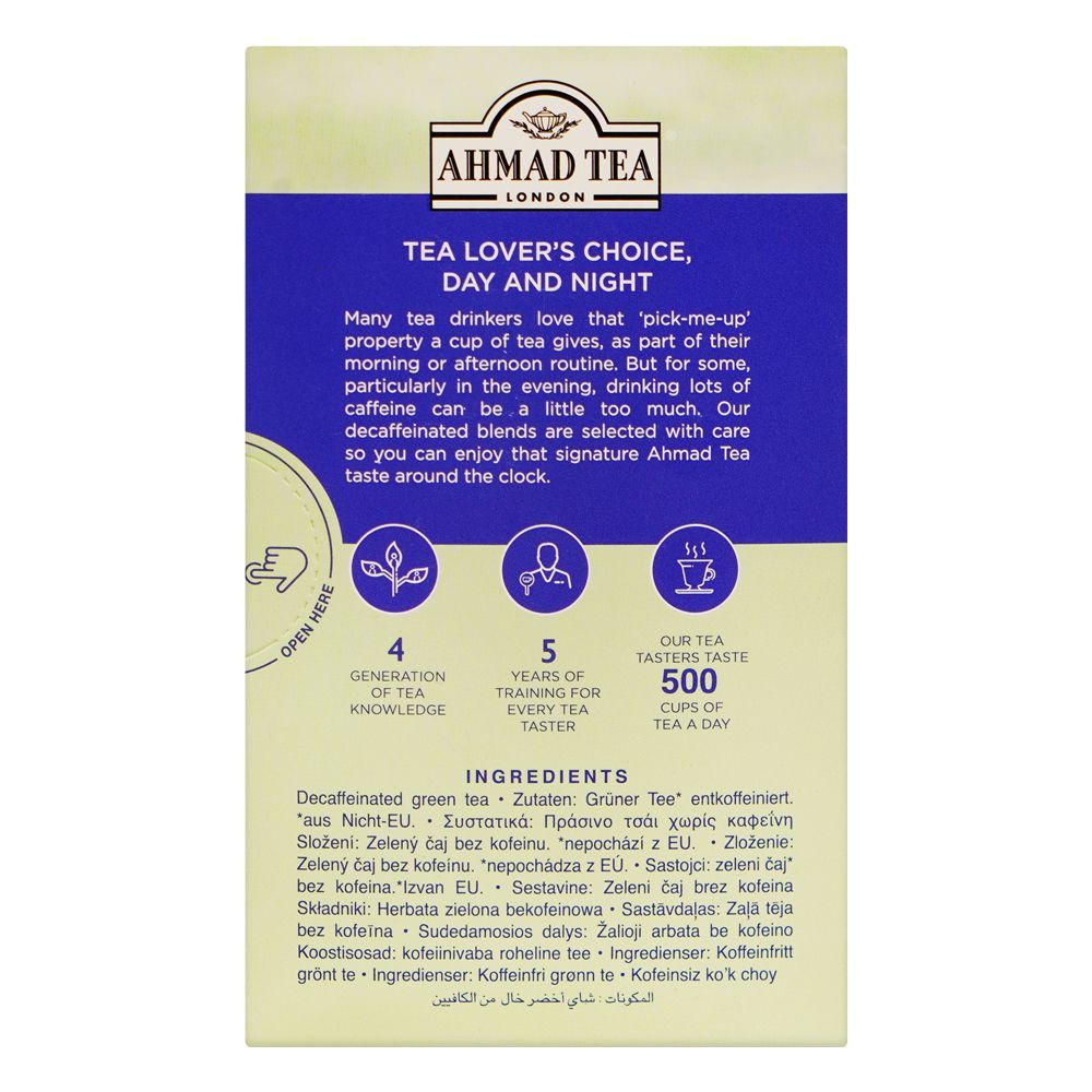 Buy Ahmad Tea Decaffeinated Green Tea Bags, 20-Pack Online at Best ...