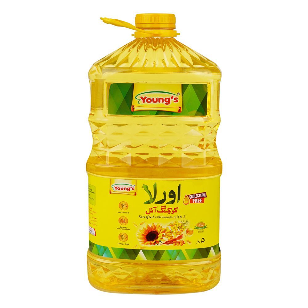 Order Young's Orla Cooking Oil, 5 Liter Bottle Online at Best Price in ...