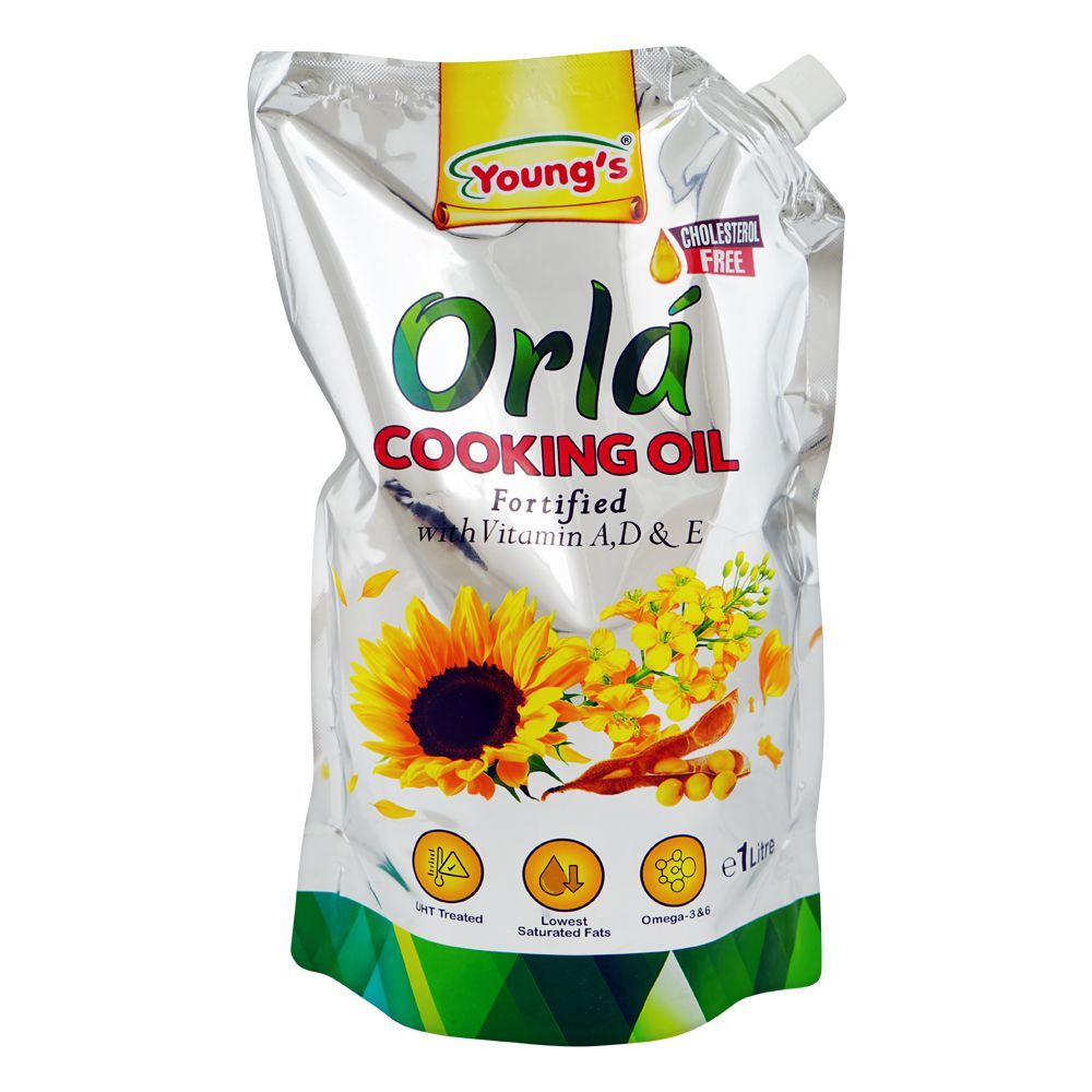 Purchase Young's Orla Cooking Oil, 1 Liter Pouch Online at Best Price ...
