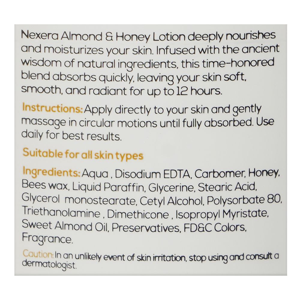 Purchase Nexera Almond and Honey Moisturizing Body Lotion, 220ml Online ...