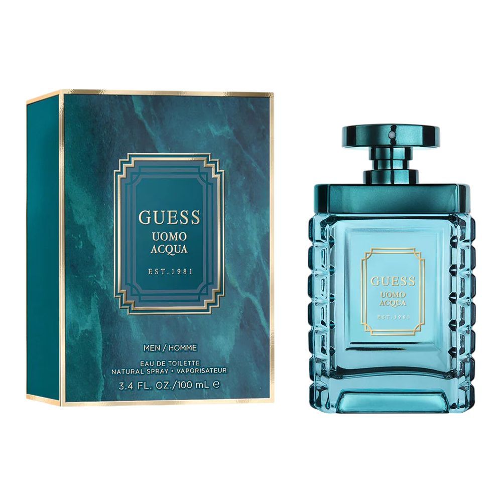 Guess Uomo Acqua Perfume, Eau de Toilette, For Men, 100ml