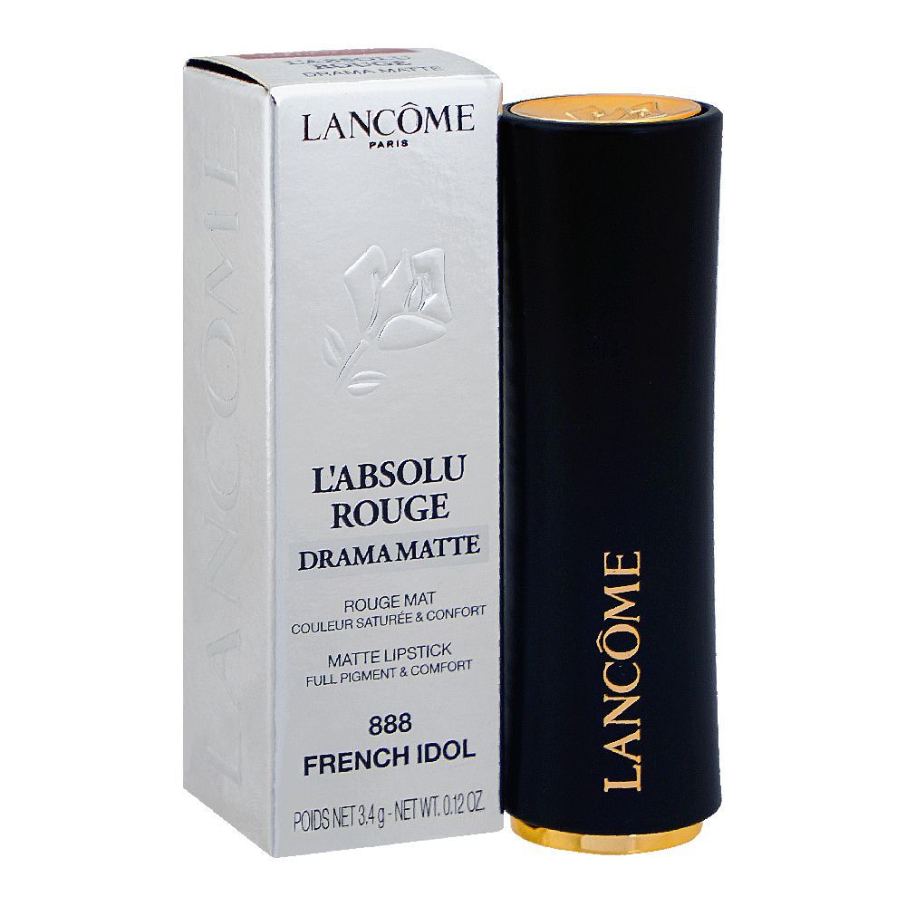 Buy Lancome L'Absolu Rouge Drama Matte Lipstick, 3.4g, 888 French Idol ...