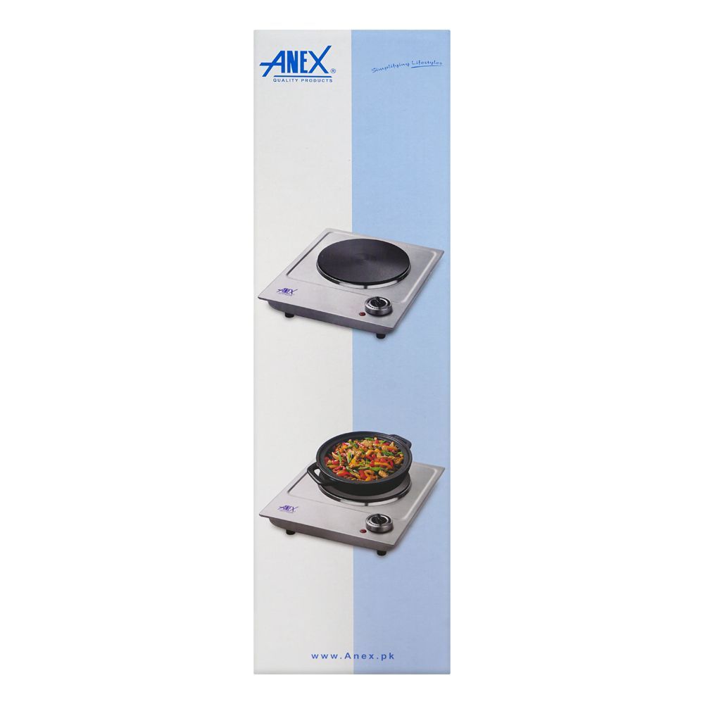 Buy Anex Deluxe Hot Plate, Electric Cooker, 1500W, Silver, AG-3061 ...